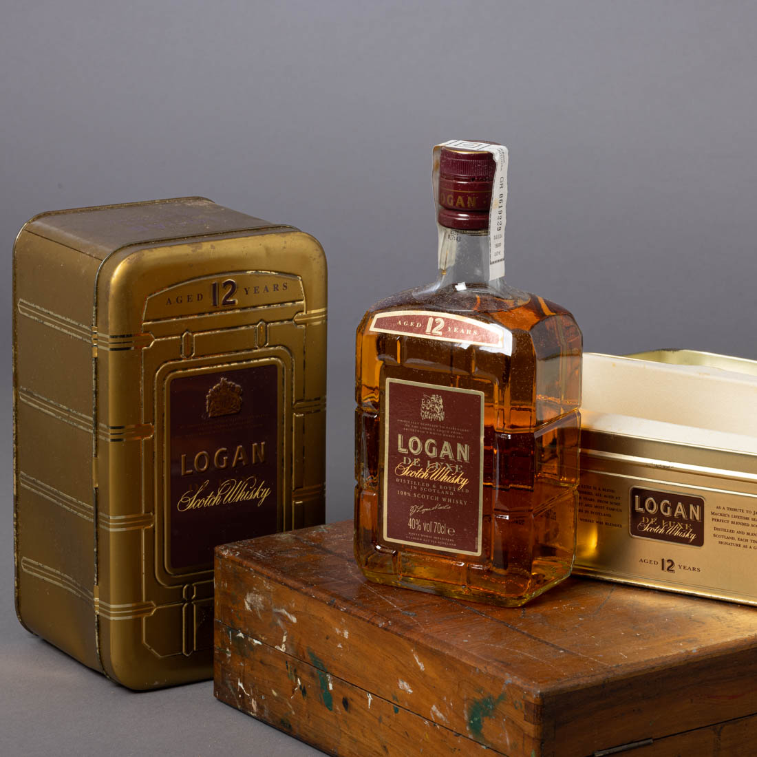 2023 | 3º Leilão Presencial: ‹493.› WHISKY LOGAN DE LUXE 12 ANOS